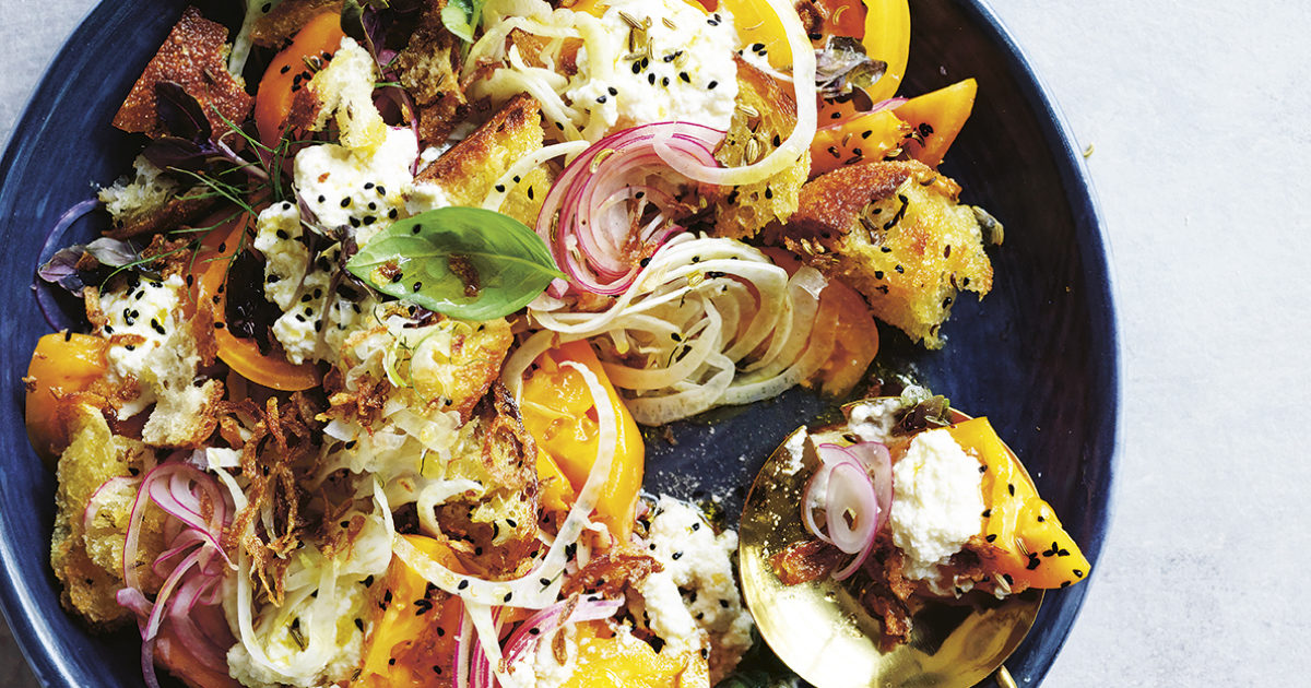 Food and Travel Magazine | Fennel and tomato panzanella with homemade…