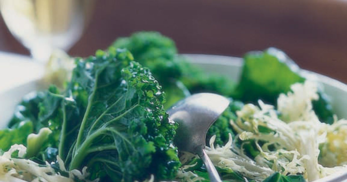 Food and Travel Magazine | Wilted greens with garlic, shallot and…