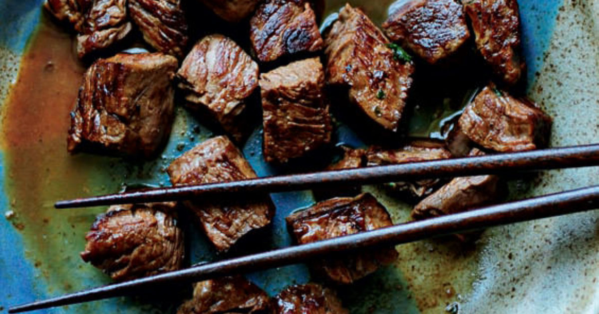 Food and Travel Magazine | Fillet beef pan-fried with soy sauce and…