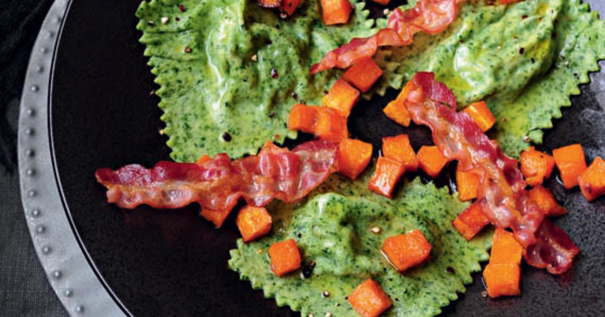 Food and Travel Magazine | Cavolo nero ravioli with roasted squash…