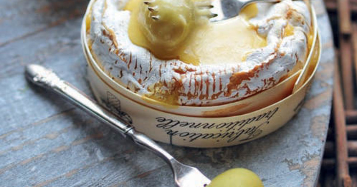 Food and Travel Magazine | Soft baked cheese with boiled Jersey Royals