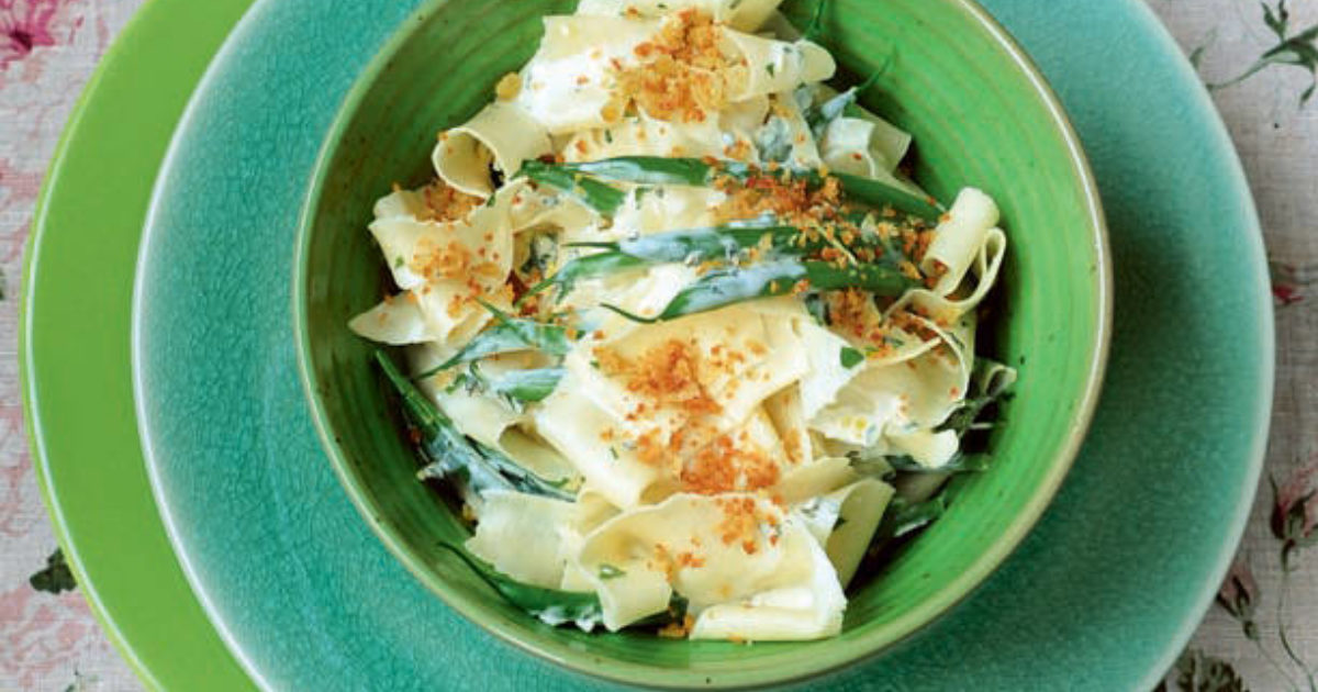 Food and Travel Magazine | Pasta rags with French beans in lemon…