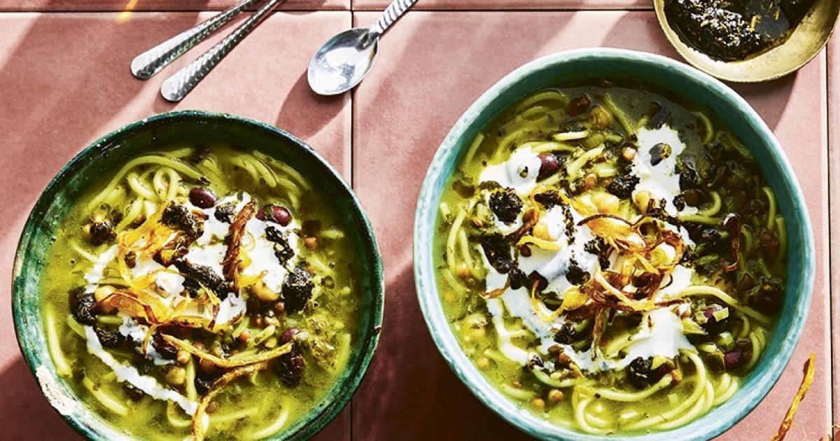 Food and Travel Magazine | Noodle soup (ash reshteh)