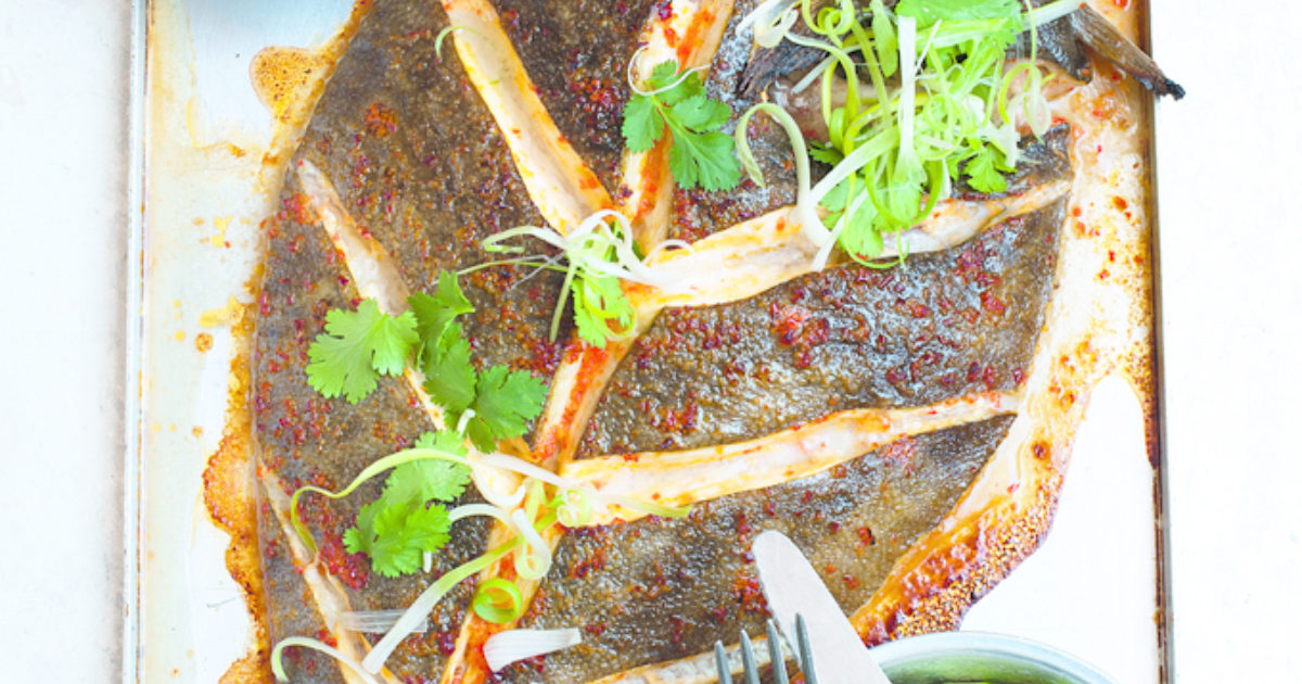 Food and Travel Magazine | Whole grilled plaice with Vietnamese sauce…