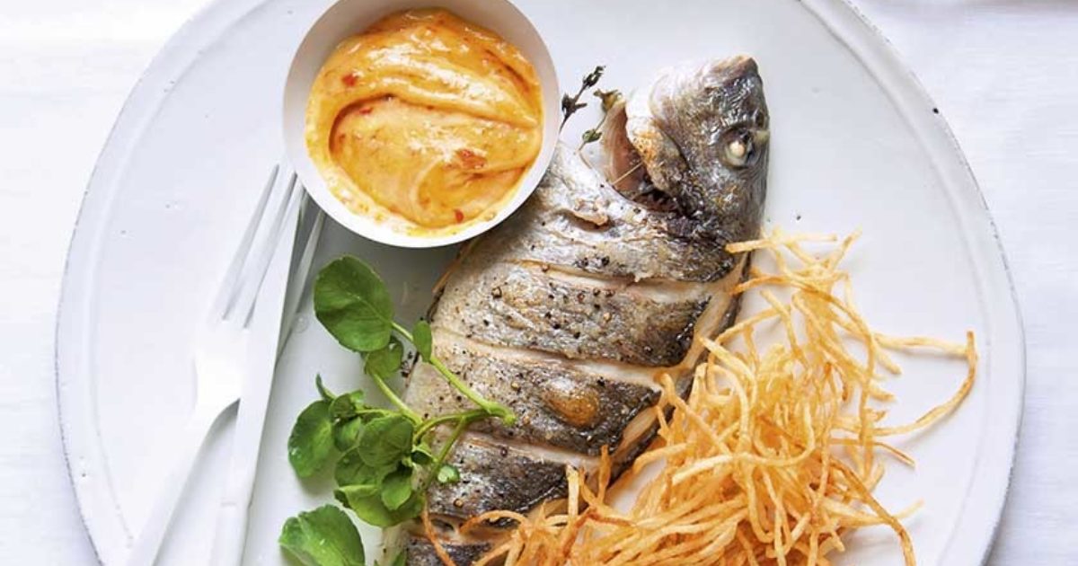 Food and Travel Magazine | Baked bream with ’nduja aioli, and crispy…