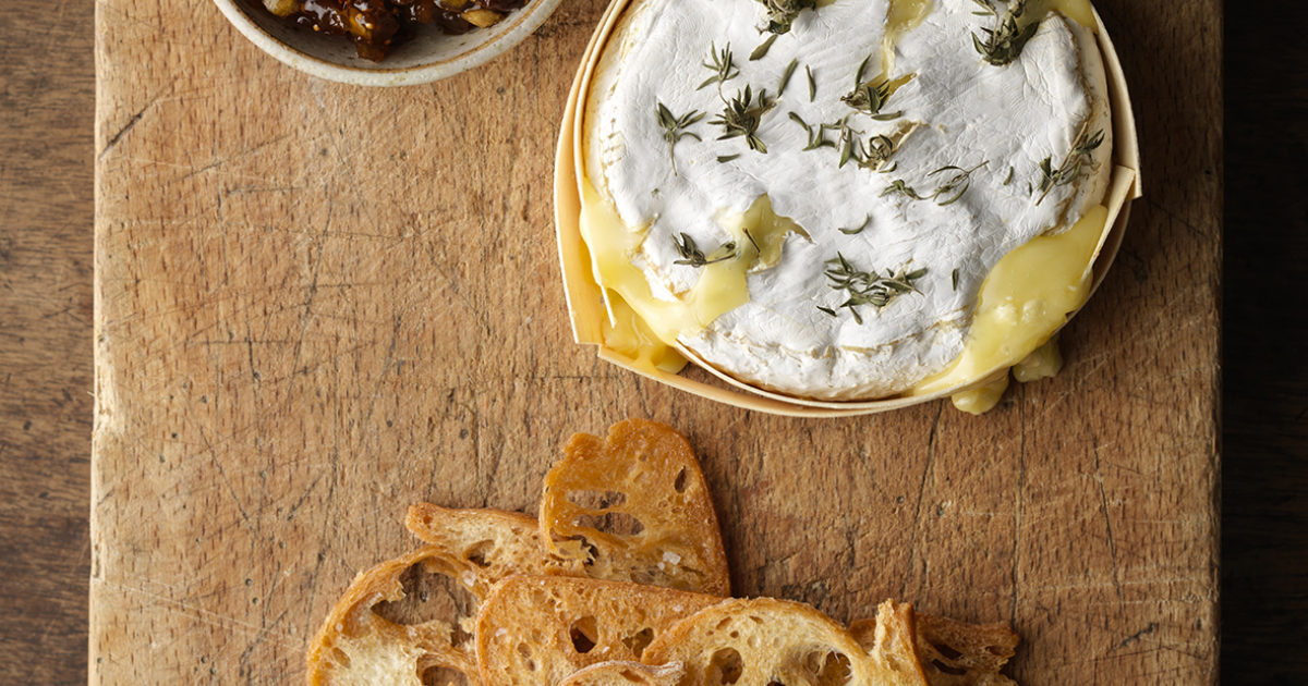 Food and Travel Magazine | Whole baked Tunworth with fig and apple…