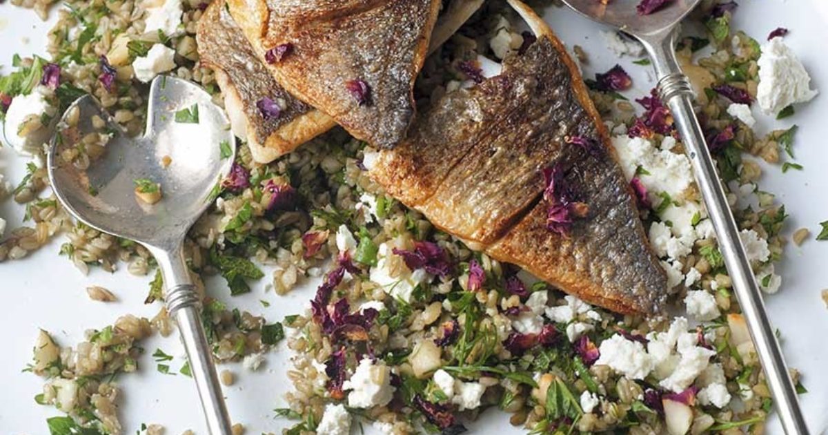 Food and Travel Magazine | Baharat-spiced bream fillets with freekeh…