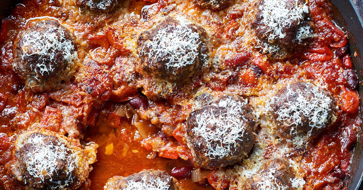 Food and Travel Magazine | Cheesy Texas meatballs
