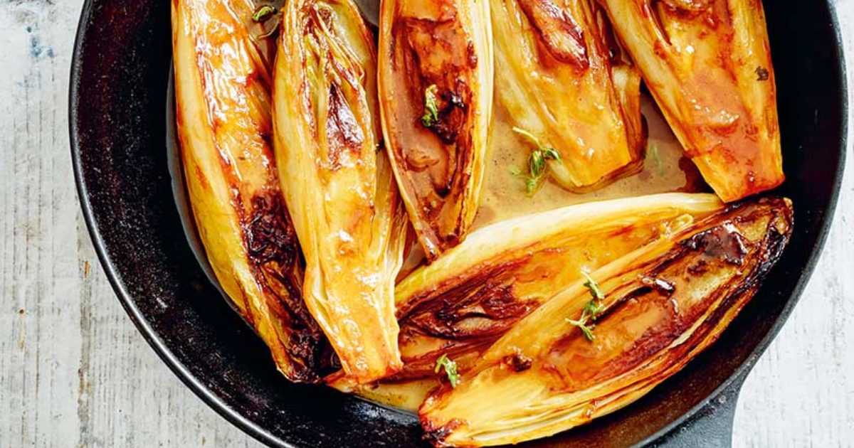 Food and Travel Magazine | Chicory braised with grapefruit, mandarin…