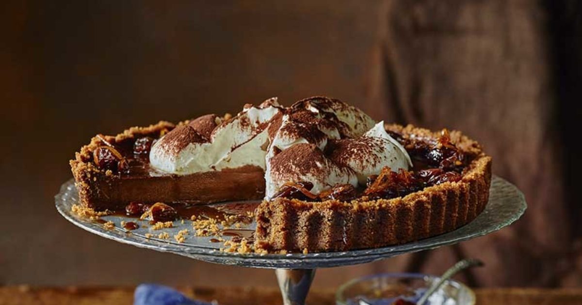 Food and Travel Magazine | Chocolate Marsala tart with muscatel…