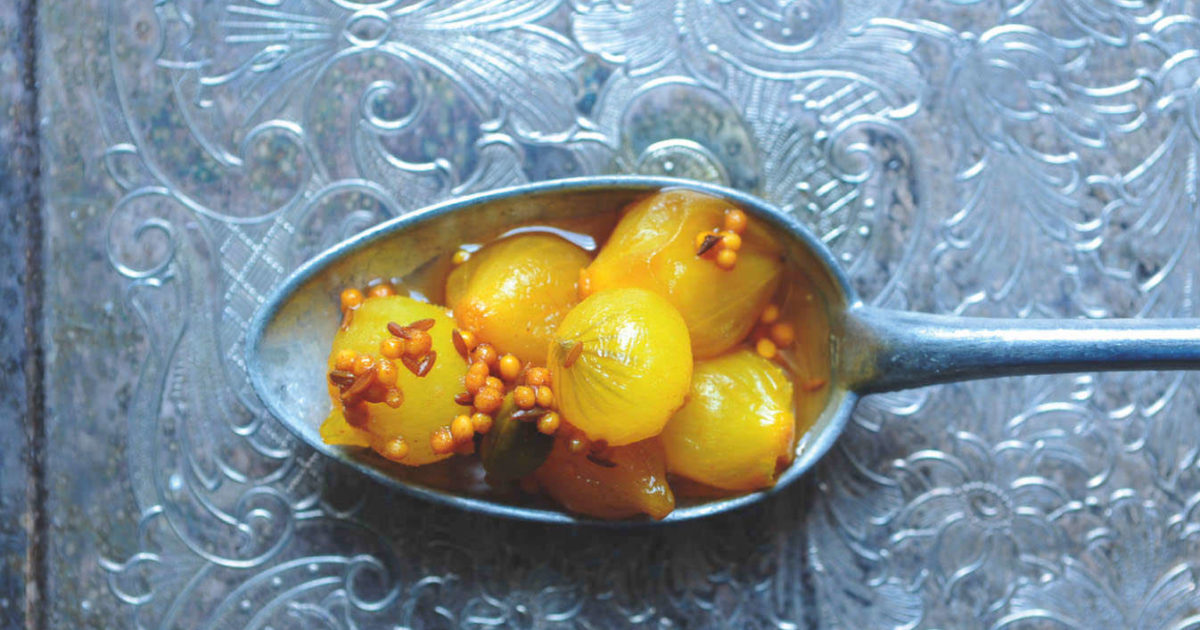 Food and Travel Magazine | Curried pickled onions
