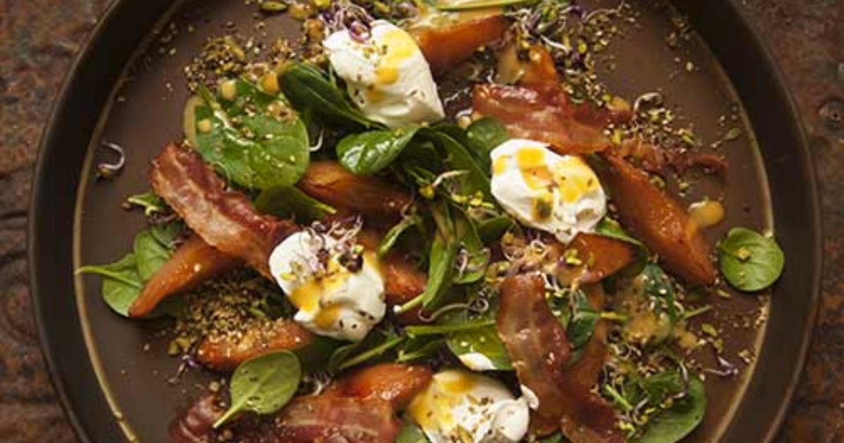 Food and Travel Magazine | Roast quince with spinach, labneh and…