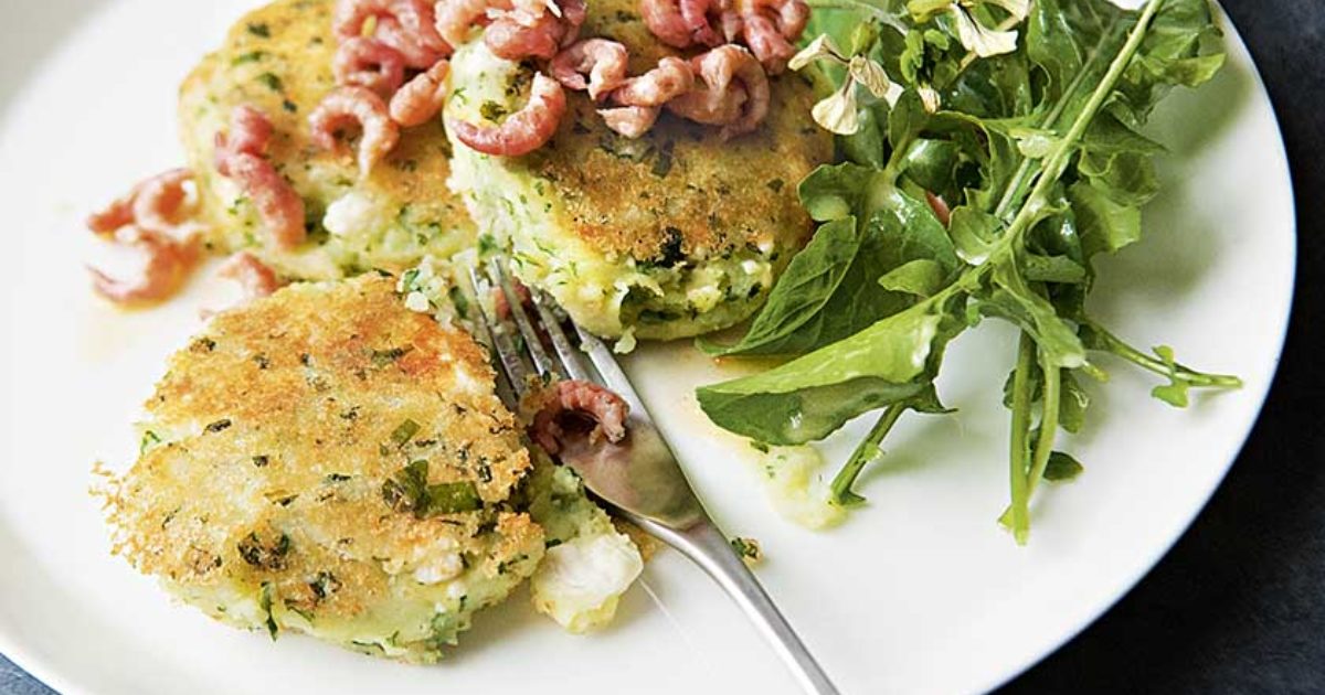 Food and Travel Magazine | Rocket and potato cakes with buttered…