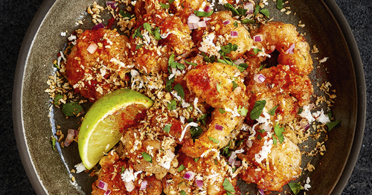 Food and Travel Magazine | Rohit Ghai's ghati masala prawns