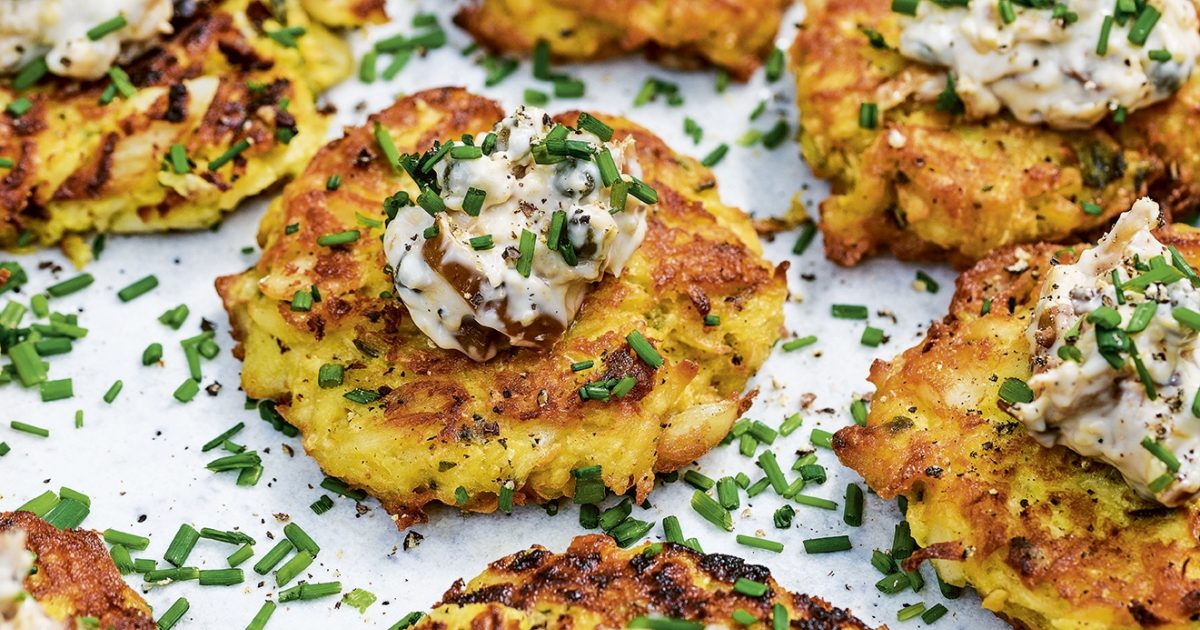 Food and Travel Magazine | Celeriac and salt cod rosti with burnt…