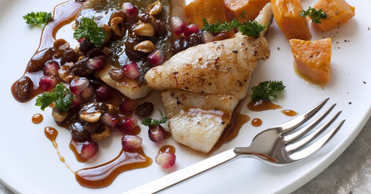 Food and Travel Magazine | John Dory fillets with raisins, hazelnuts…