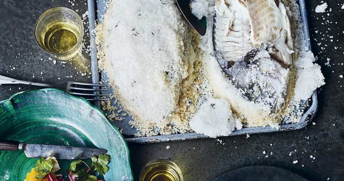 Food and Travel Magazine | Salt-baked sea bream with orange and…