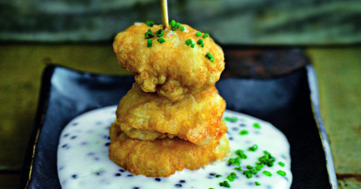 Food and Travel Magazine | Seared cod cheeks with caviar remoulade