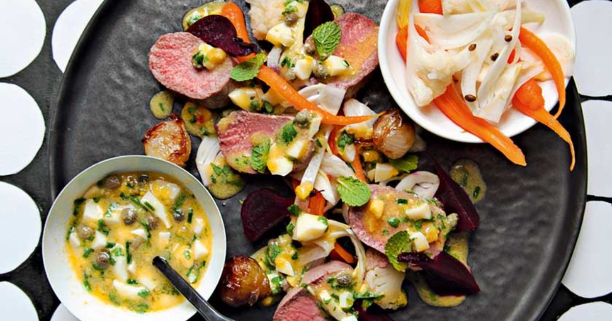 Food and Travel Magazine | Lamb loin with roasted shallots and…