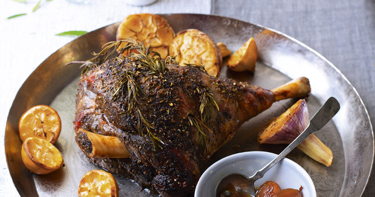 Food and Travel Magazine | Slow-roasted leg of Welsh Lamb with…