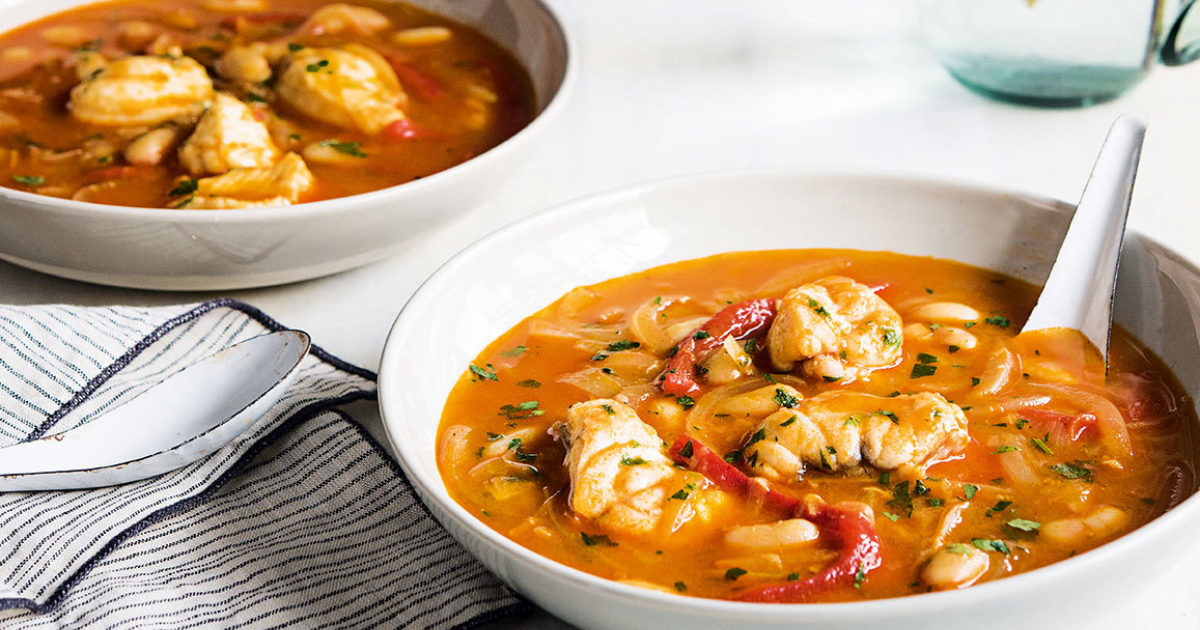 Food and Travel Magazine | Jo Pratt's smoky bean and monkfish stew