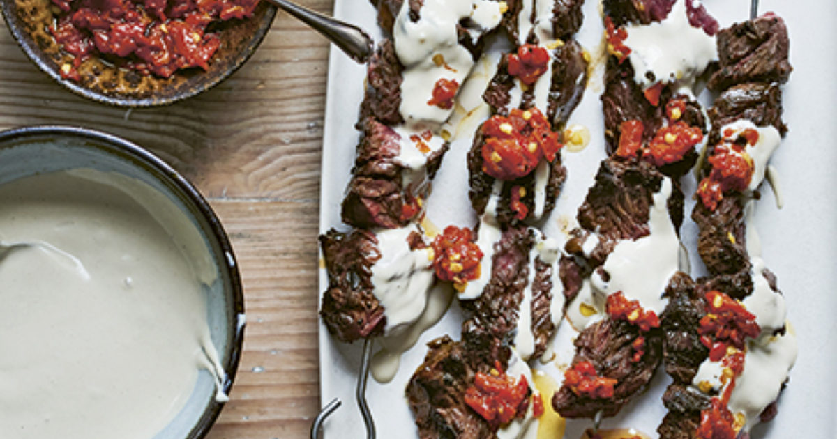 Food and Travel Magazine | Aged beef onglet with tahini and roast…