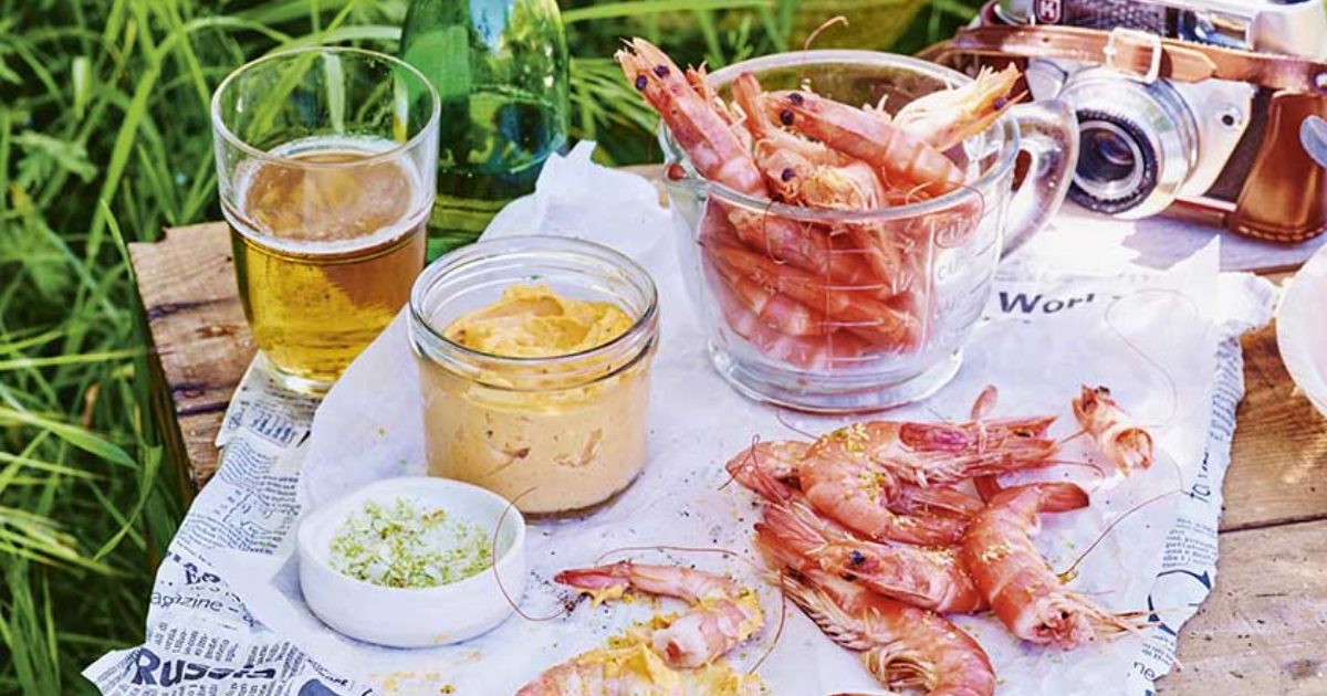 Food and Travel Magazine | Pint of prawns with chipotle aïoli and…