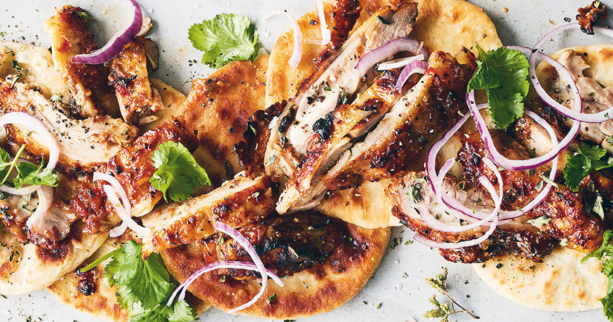 Food and Travel Magazine | Spicy chicken shawarma