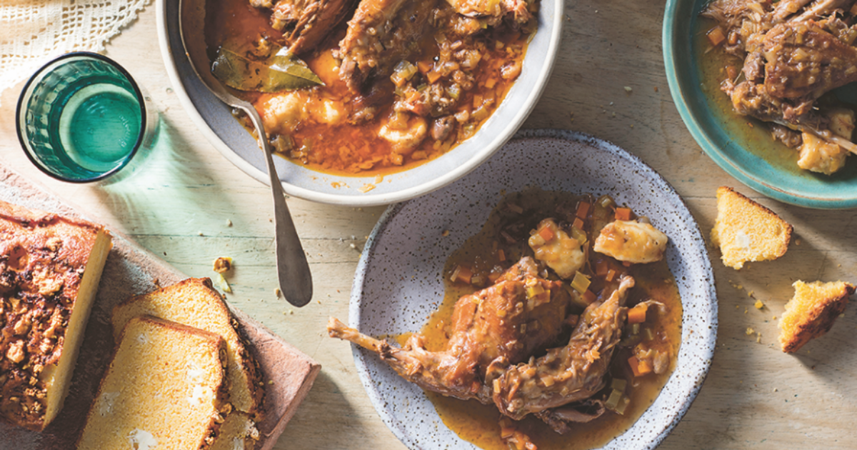 Food and Travel Magazine | Rabbit stifado with graviera cheese and…