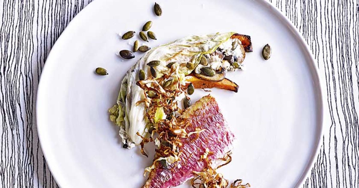 Food and Travel Magazine | Red mullet with ceps and goat’s cheese