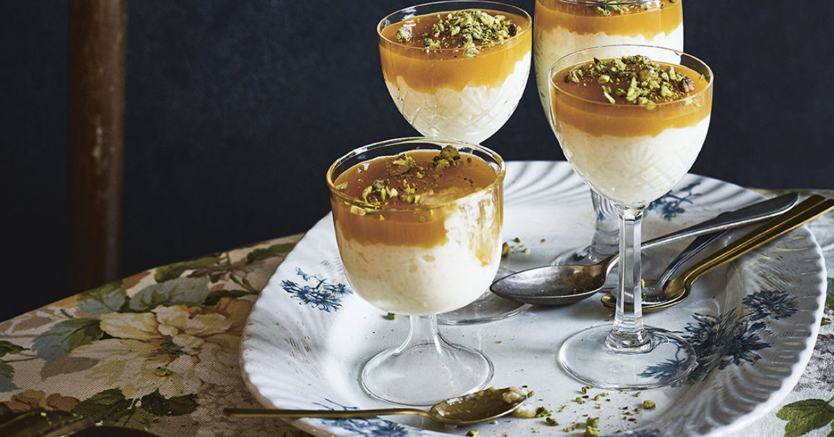 Food and Travel Magazine | Rice pudding with apricot syrup (Mbatan)