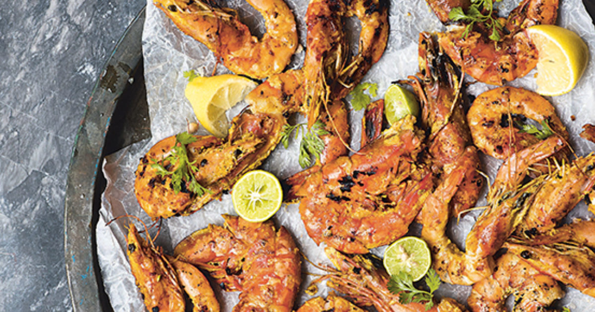 Food and Travel Magazine | Tandoori jhinga (smoky charred Punjabi…