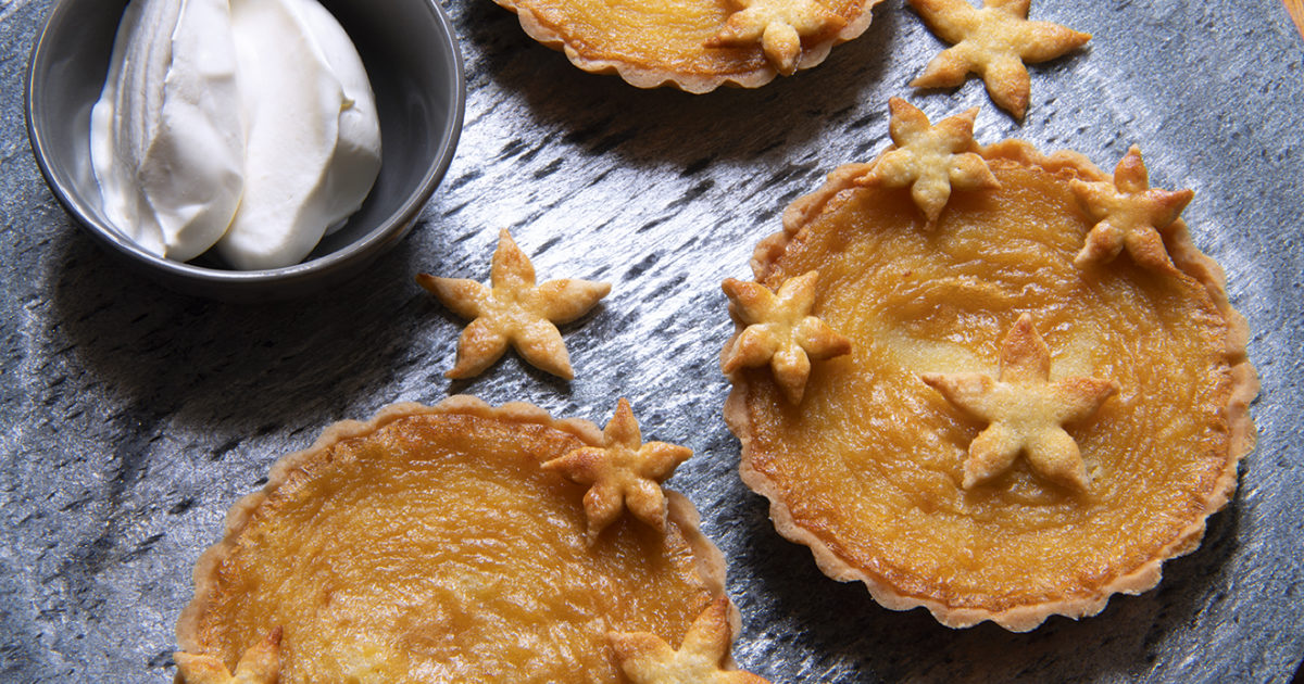 Food and Travel Magazine | Amber tarts with Welsh whisky cream