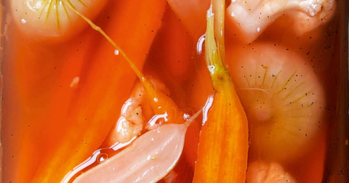 Food and Travel Magazine | Vanilla pickled vegetables