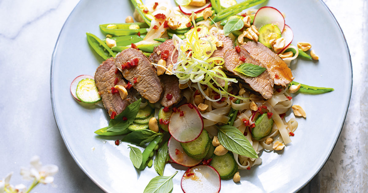 Food and Travel Magazine | Asian-style Welsh Lamb loin with vegetable…