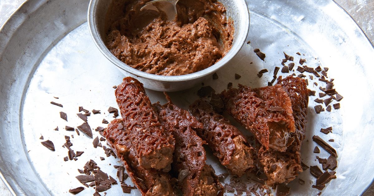Food and Travel Magazine | Chocolate brandy snaps with chocolate…
