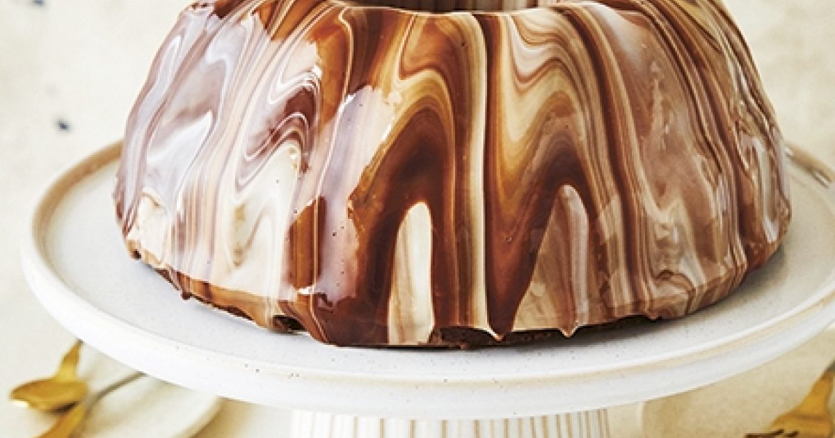 Food and Travel Magazine | Ginger swirl cake with white and dark…