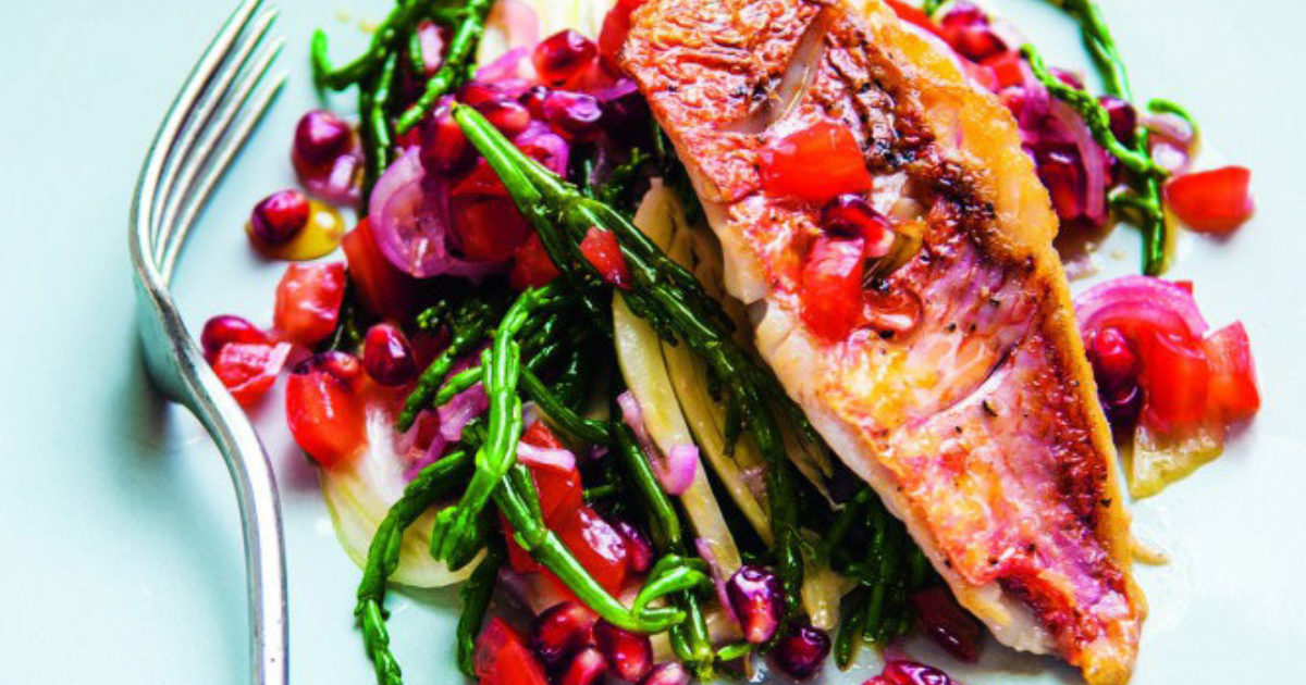 Food and Travel Magazine | Samphire and gurnard fillet with…