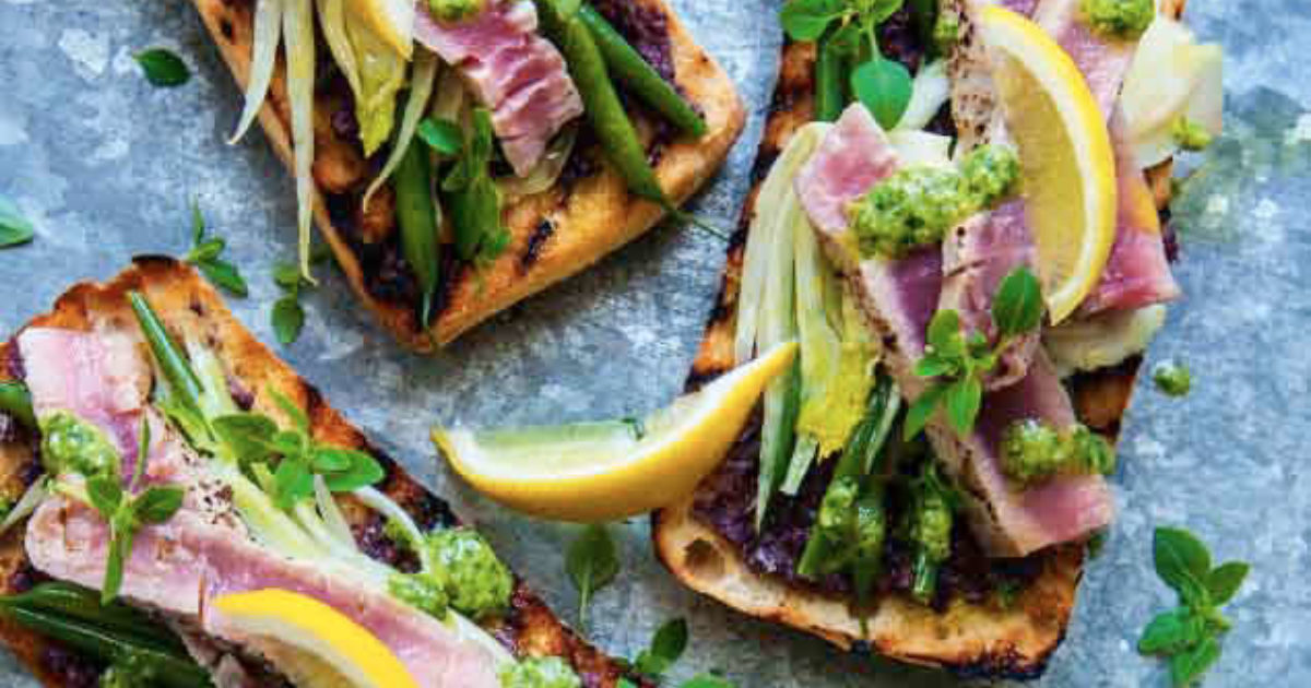 Food and Travel Magazine | Ciabatta with tuna, tapenade, bean and…