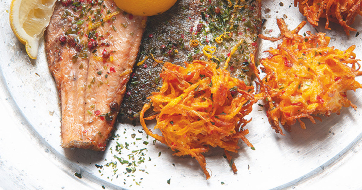 Food and Travel Magazine | Rainbow trout fillets with pink pepper and…