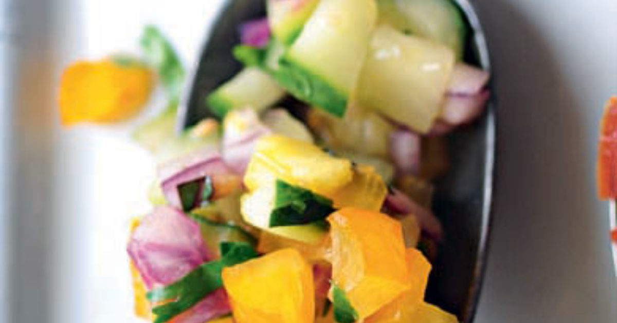 Food and Travel Magazine | Yellow tomato salsa